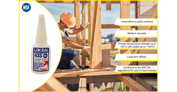 Loxeal 43S - Universal adhesive for high temperatures